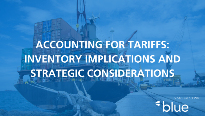Accounting for Tariffs: Inventory Implications and Strategic ...